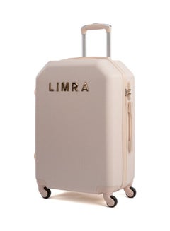 LIMRA Stylish Small Cabin Luggage Trolley Beige KSA | Riyadh, Jeddah