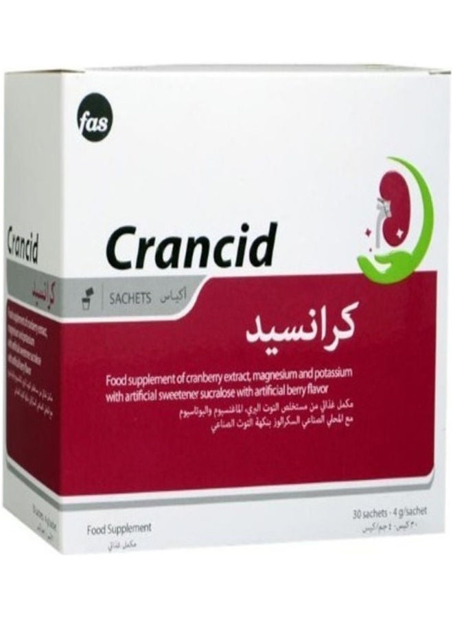 fas Crancid 30 Sachets Cranberry Extract | Best Price KSA | Riyadh, Jeddah