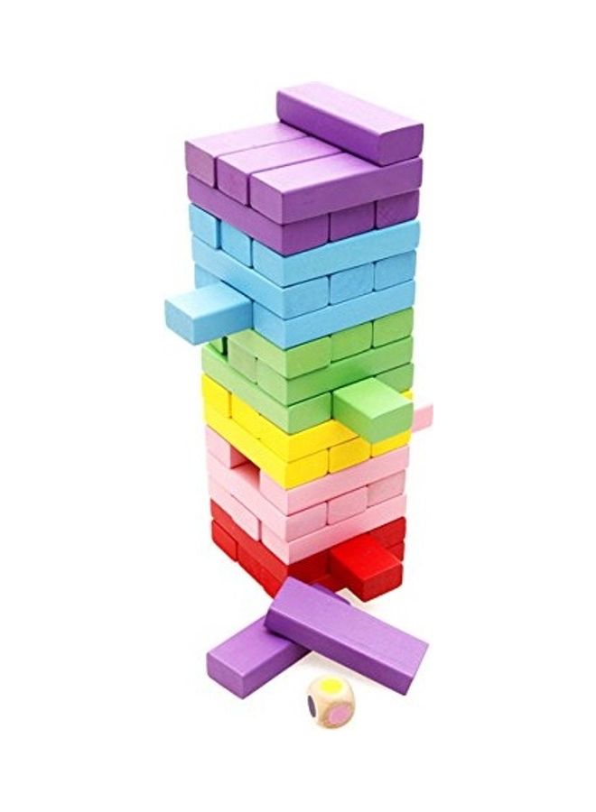 Lewo 48-Piece Wooden Stacking Blocks 10.9inch | Best Price UAE | Dubai ...