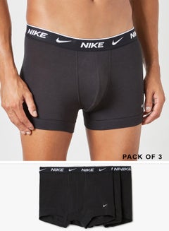 Nike Logo Boxer Briefs (Pack of 3) Black UAE | Dubai, Abu Dhabi