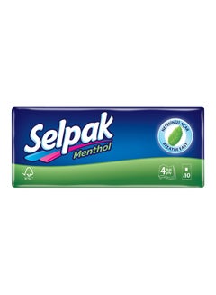 Selpak Facial Pocket Tissue Menthol 4 Ply 10 Sheets | Best Price UAE ...
