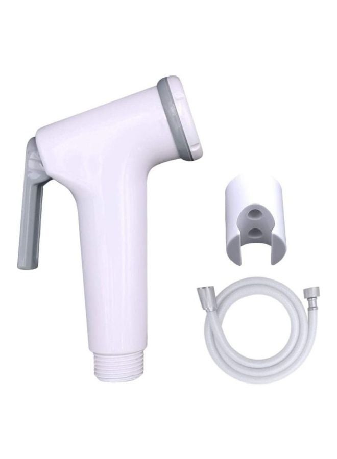 NOVA Shut-Off Hand Shower Set White/Grey | Best Price KSA | Riyadh, Jeddah