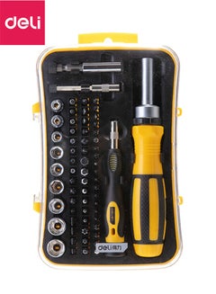 Deli 65-Piece Precision Screwdriver Set Yellow/Black/Silver | Best ...