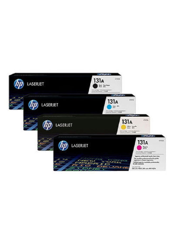 HP Hp 131A Laserjet Toner Cartridge, Multicolor [131A-Cmyk] Multicolour ...