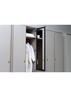 Pan Home Pan Home Door Mirror With Hook 34x124cm | Black | Framed, Over ...
