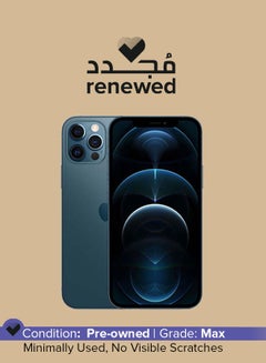 Apple Renewed - iPhone 12 Pro With Facetime 256GB Pacific Blue 5G ...
