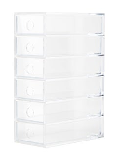 MUJI 6-Drawer Desk Organizer Box Clear UAE | Dubai, Abu Dhabi
