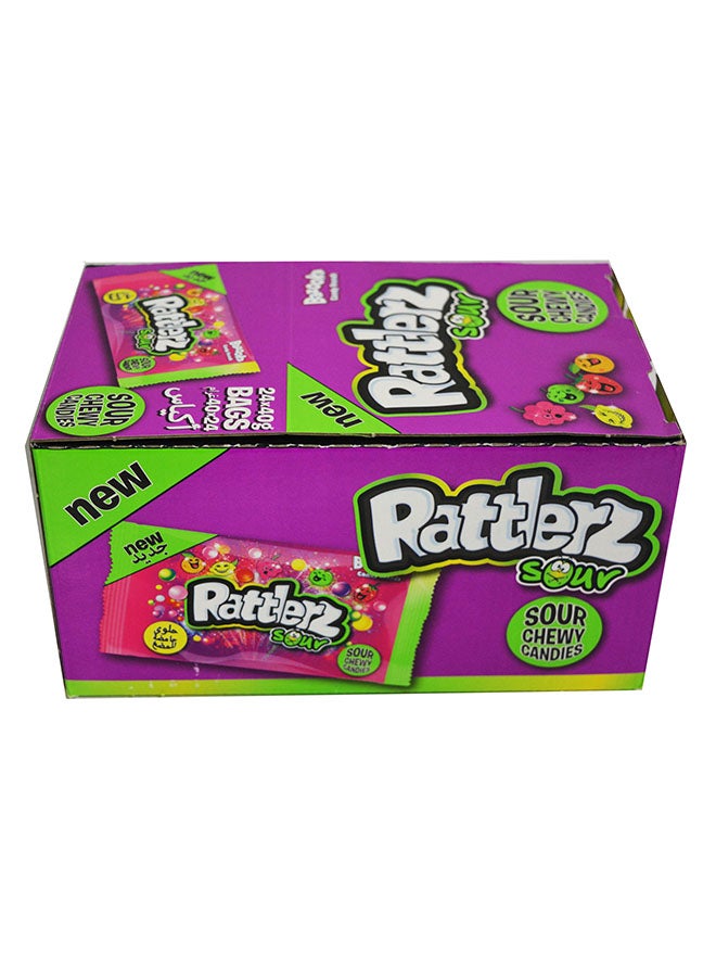 Bazooka Rattlerz Sour Chewy Candies 960grams Pack of 24 | Best Price ...