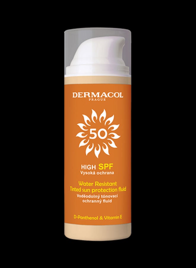 Dermacol Sun Tinted Water Resistant Fluid SPF50 Orange 50ml | Best ...