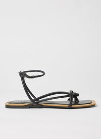 VERO MODA Strappy Leather Flat Sandals Black Egypt | Cairo, Giza