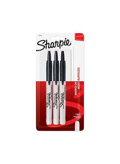 Sharpie 3-Piece Retractable Permanent Markers Black UAE | Dubai, Abu Dhabi