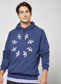 adidas Originals Adicolor Shattered Trefoil Hoodie Navy UAE | Dubai ...