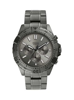 FOSSIL Men's Chronograph Garrett Watch - 46 mm - Grey KSA | Riyadh, Jeddah
