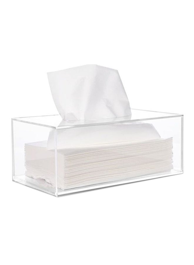 We Happy Clear Acrylic Tissue Box Clear 22.5x12x9cm | Best Price UAE ...