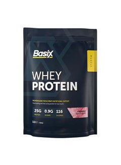 Basix Basix - Muscle Whey Protein - Strawberry Swirl Flavour - 1lb UAE ...