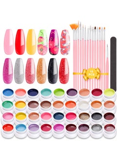 ANSELF Gel Nail Polish And Tool Set Multicolour | Best Price UAE ...