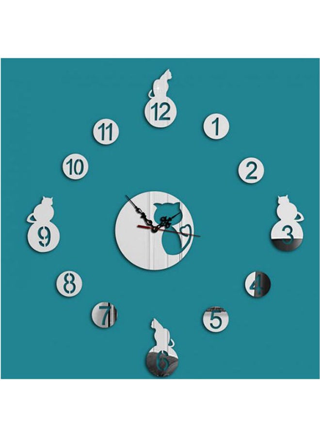 Generic 3D Diy Cartoon Wall Clock Acrylic Wall Sticker Living Room ...