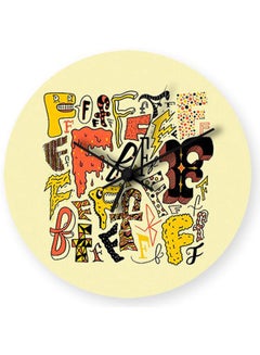 Generic Wood Analog Clock Wall Clocks Multicolour Egypt | Cairo, Giza