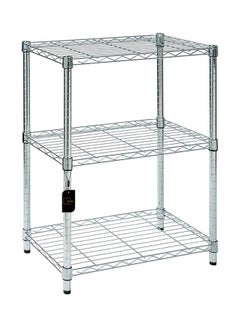 Sharpdo Adjustable 3 Wire Shelving Steel Storage Rack Silver KSA ...