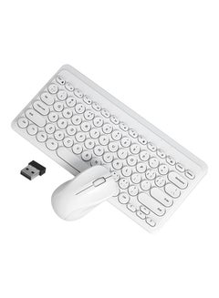 Generic Slim Wireless Keyboard And Mouse Set White UAE | Dubai, Abu Dhabi