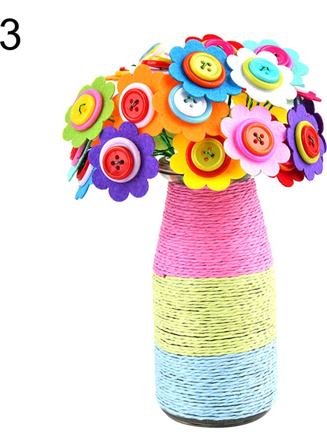 Generic Flower Bouquet Craft For Kindergarten Craft Kit Multicolour ...