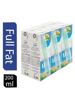 Nada Long Life Full Cream Milk plain 200ml pack_of_6 UAE | Dubai, Abu Dhabi