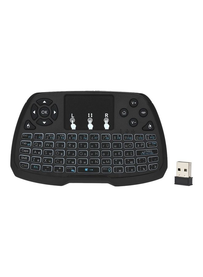 Generic Russian Version Wireless Keyboard Black | Best Price KSA ...