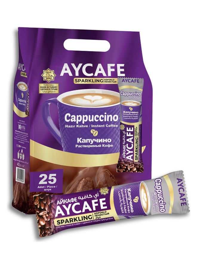 Aycafe Cappuccino Instant Coffee 17grams Pack of 25 | Best Price UAE ...