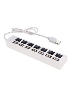 Generic 7-Port 2.0 USB Hub White KSA | Riyadh, Jeddah