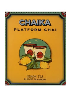 CHAIKA Platform Chai Lemon Tea Instant Premix 10 Sachets 14grams Pack ...