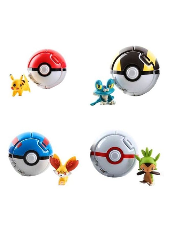 Lucky 4-Piece Pokemon Genie Ball Set | Best Price UAE | Dubai, Abu Dhabi