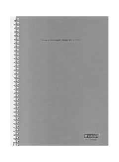 PARTNER A4 Size Single Line Notebook Grey UAE | Dubai, Abu Dhabi