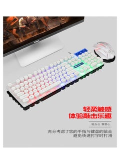 NIBEMINENT Luminous Game Keyboard And Mouse Set - Wired | Best Price ...