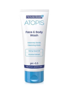 novaclear ATOPIS Face And Body Wash White/Blue 200ml UAE | Dubai, Abu Dhabi