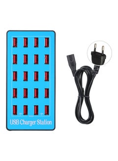 Generic 20-Port USB Hub Blue UAE | Dubai, Abu Dhabi
