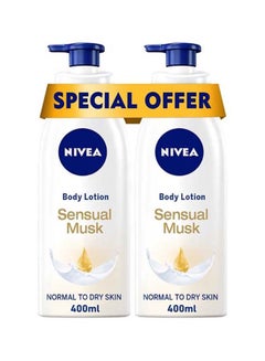 Nivea Pack Of 2 Sensual Musk Body Lotion 400ml UAE | Dubai, Abu Dhabi