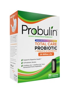 Probulin Total Care Probiotic + Prebiotic and Postbiotic Capsules 30's ...