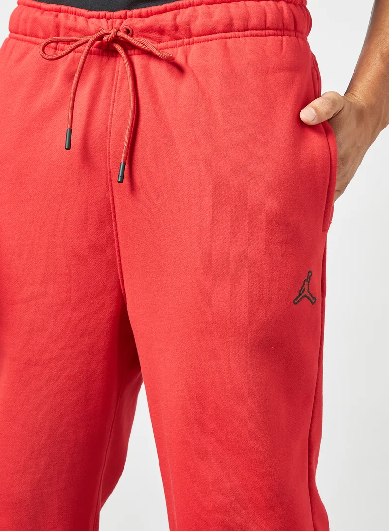 Jordan Red Jordan Essentials Fleece Sweatpants Red for Men | Best Price KSA