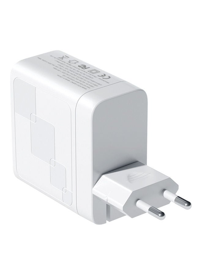 Generic 65W USB-C PD Fast Charger 2-Port Foldable Power Adapter White ...