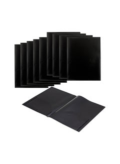 تسوق داتا بنك و10-Piece Twin Pocket File Set Black أونلاين في السعودية