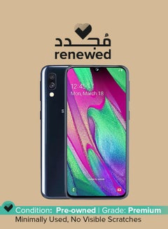 Samsung Renewed - Galaxy A40 Dual SIM Black 4GB RAM 64GB 4G LTE UAE ...