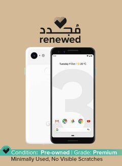 Google Renewed - Pixel 3a Clearly White 4GB RAM 64GB 4G LTE UAE | Dubai ...
