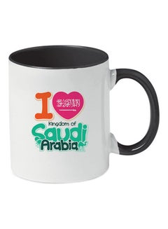 MEC I Love Kingdom Of Saudi Arabia National Day Mug White/Black KSA ...