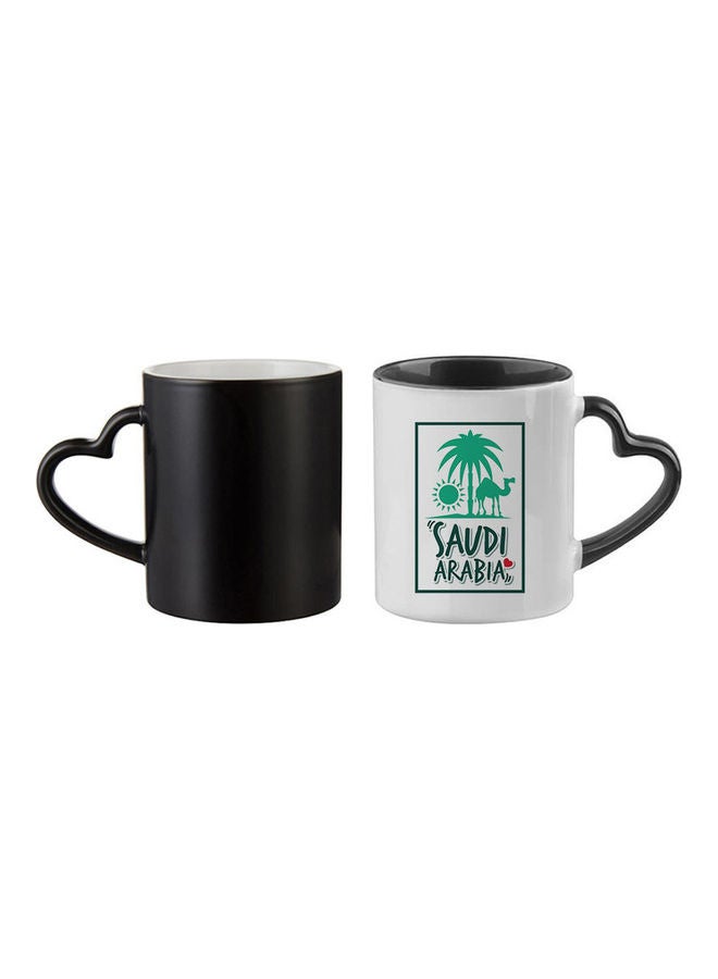 MEC Saudi Arabia For National Day Printed Magic Mug Black | Best Price ...