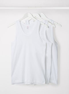 Lux 3 Pack Basic Plain Undershirts White UAE | Dubai, Abu Dhabi