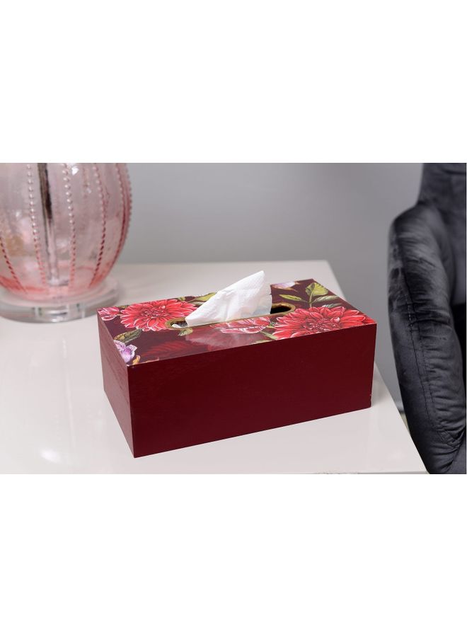 PAN emirates Carmine Tissue Box Red/Green 25x14x9cm | Best Price UAE ...