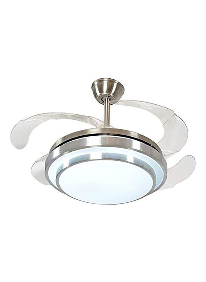 MODI Remote Control LED Ceiling Lamp With Fan Silver 42inch | Best ...