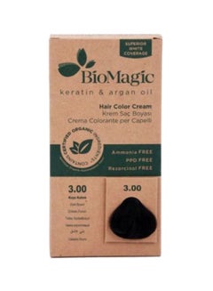 BIOMAGIC Hair Color Cream With Keratin And Argan Oil Dark Brown UAE ...