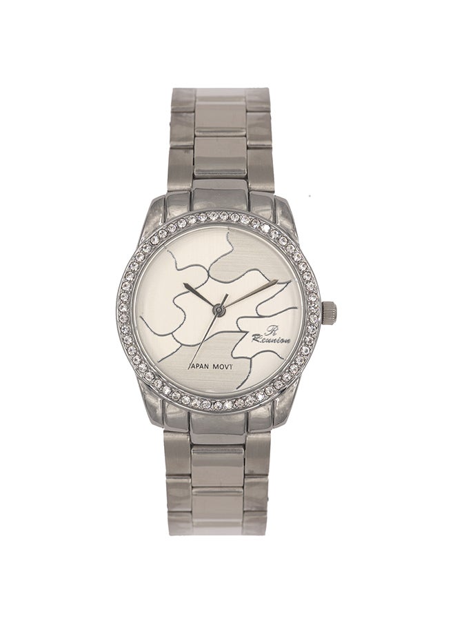 Reunion Girls' Stainless Steel Analog Watch R-2004 - 32 mm - Silver ...