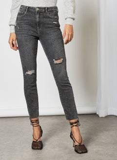 ONLY Ripped Skinny Jeans Dark Grey Egypt | Cairo, Giza